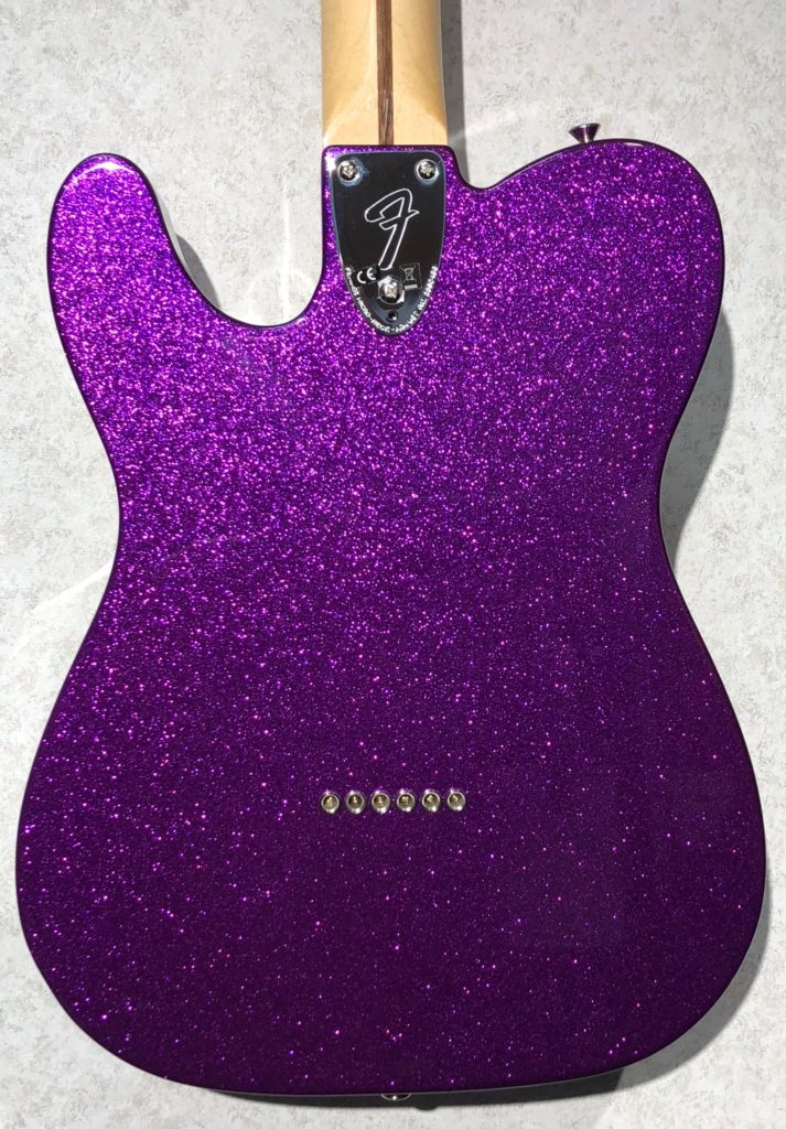 Fender Special Edition '72 Tele Custom Purple Sparkle body back ...